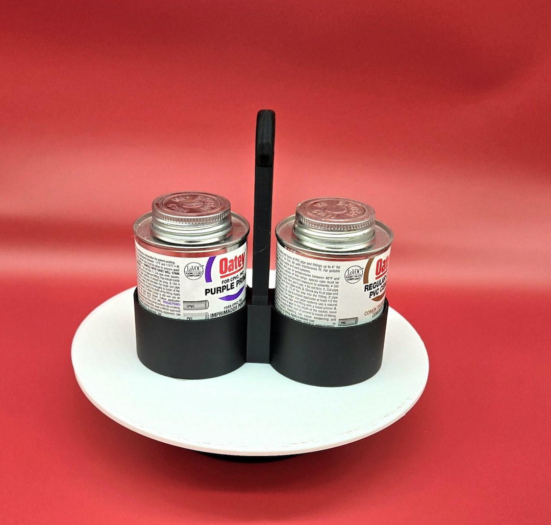 Plumber PVC Glue Carrier – 3D Printed Caddy for PVC Cement and Primer ...