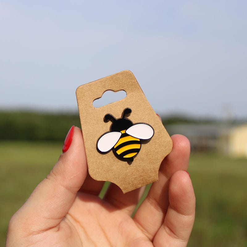 Bee Lapel Pin - Etsy