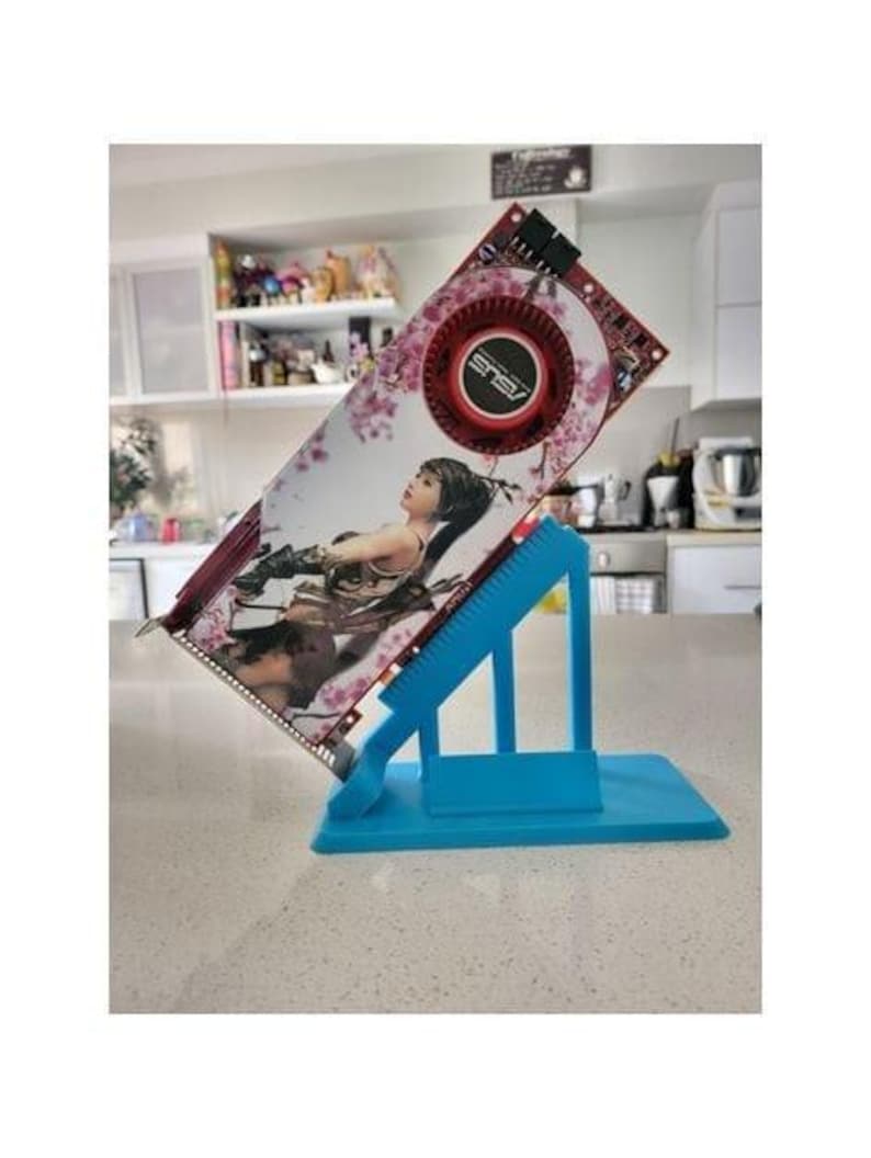GPU Display Stand | Graphics Card Holder for Desk | PC Setup Decor ...