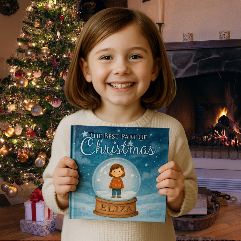 Personalized Christmas Story Book - Keepsake Holiday Gift - Etsy