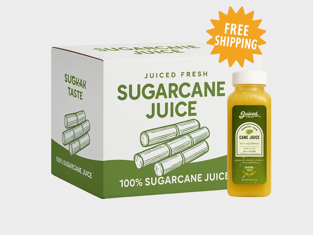 48 Ct - Juiced Fresh Frozen Sugarcane Juice Bottles (original Flavor ...
