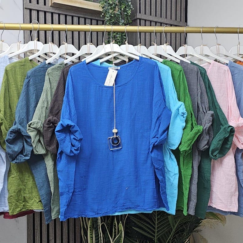 Teal solid tops - Etsy.de