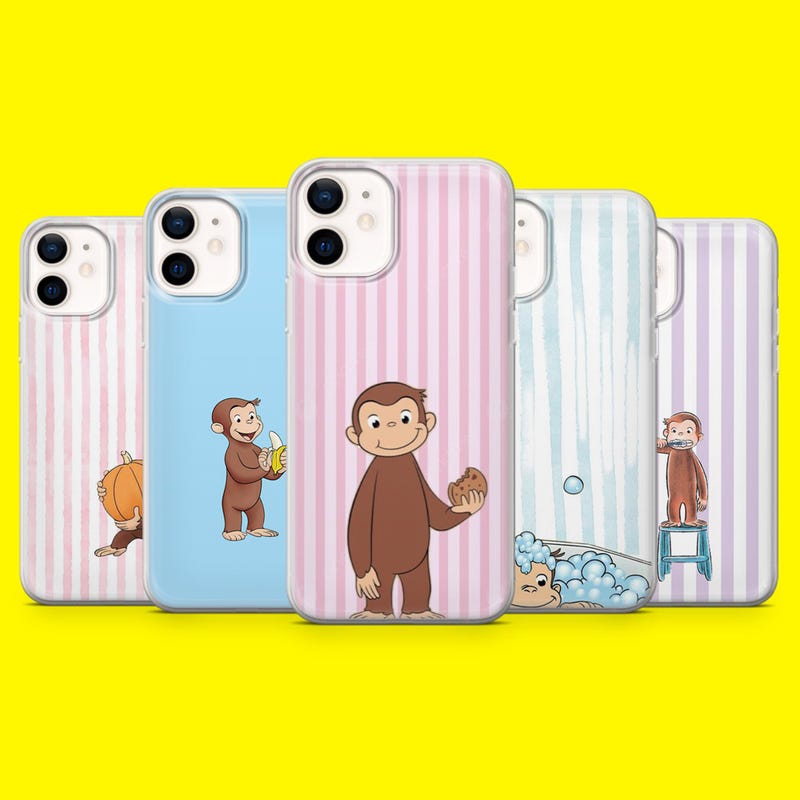 iPhone Curious George Case - Etsy