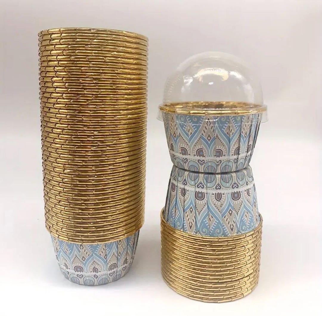 FREE SHIPPING 50 Geometric Patterned Baking Cups CUPCAKE Baking Cups ...
