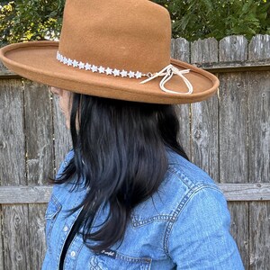 Mother of Pearl Star Hat Band: Celestial Vegan Suede Cord - Etsy