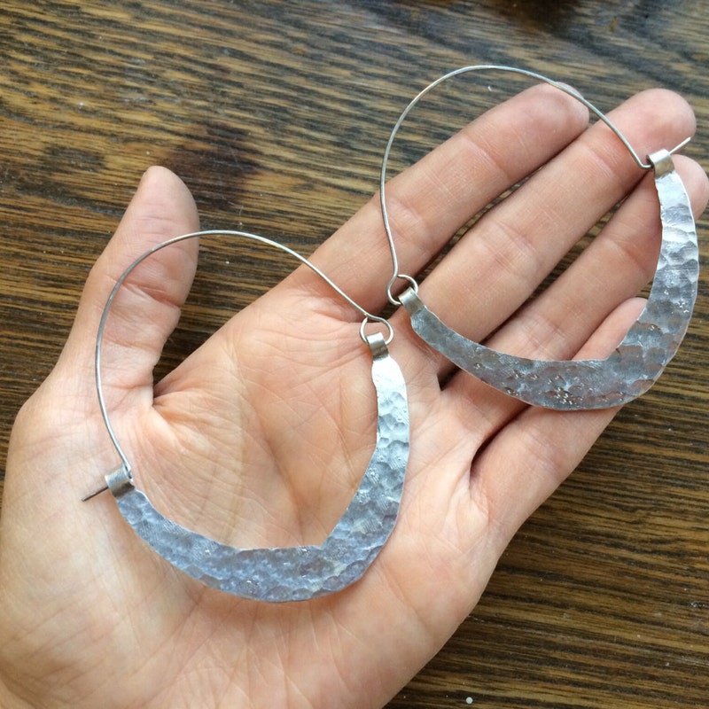 Rustic Earrings - Etsy