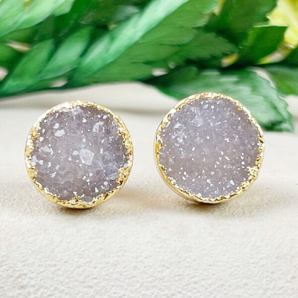 Round Druzy Ring - Etsy