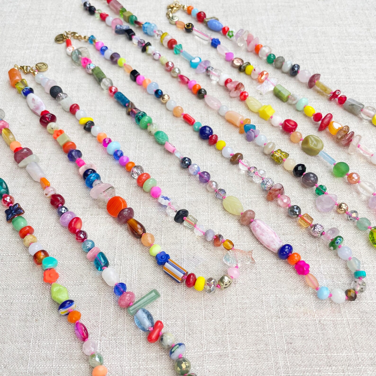 MADE to ORDER/// Chunky Confetti/// Colorful Crystal Gemstone Hand ...
