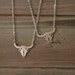 Gold Plated Longhorn Bull Stainless Steel Simple Layering Pendant ...