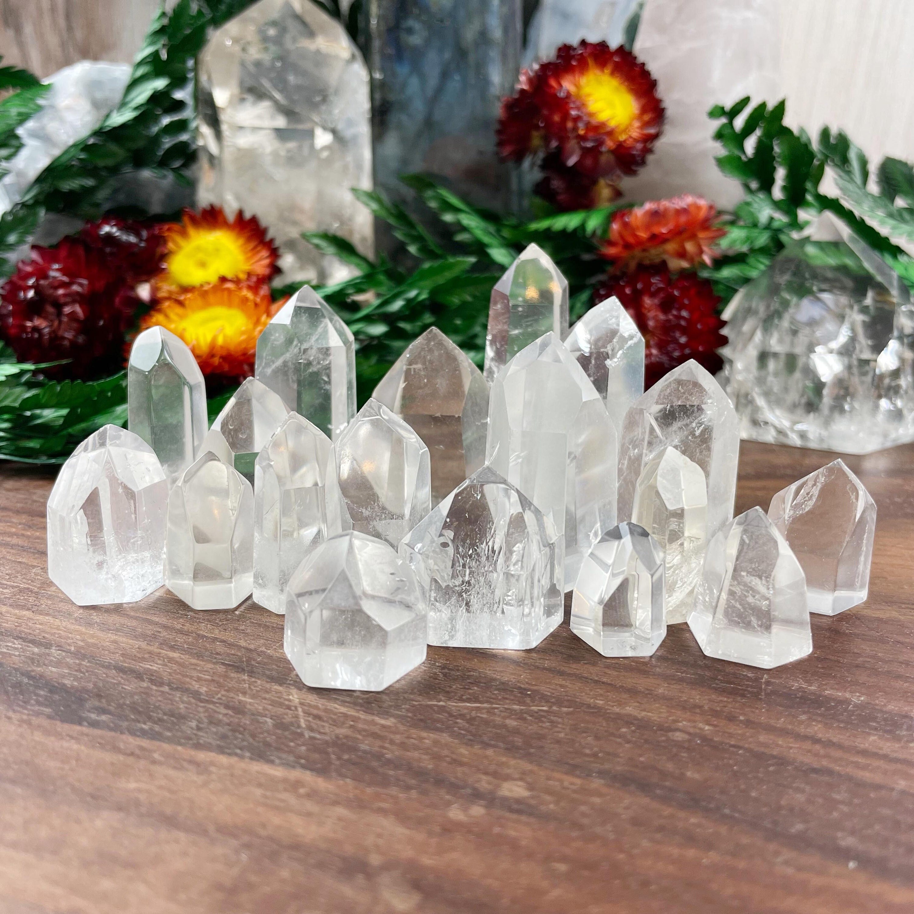 Clear Quartz Mini Towers Home & Living Home Décor Rocks & Geodes etna ...