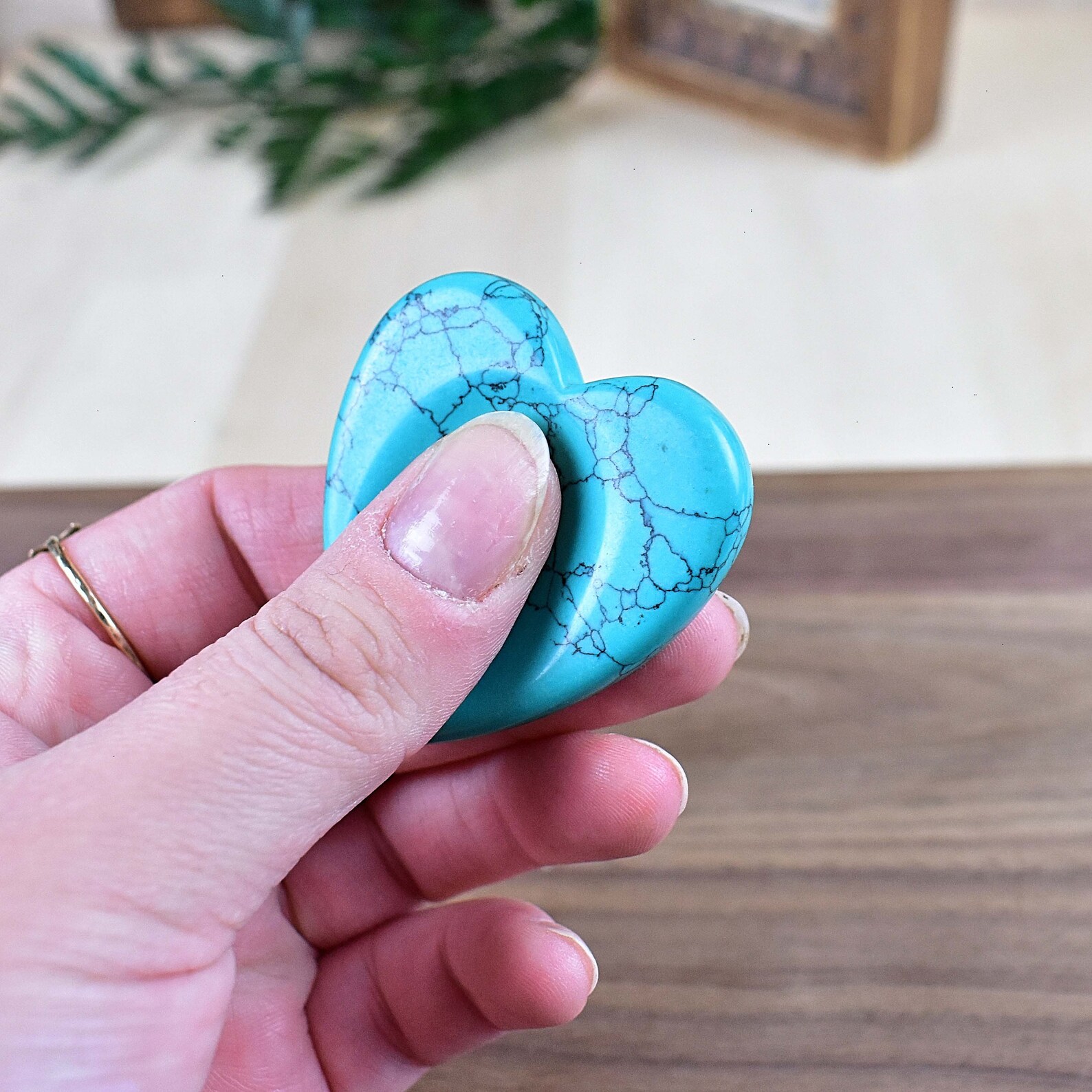 Heart Worry Stone Gemstone Heart Love Shape Worry Palm | Etsy