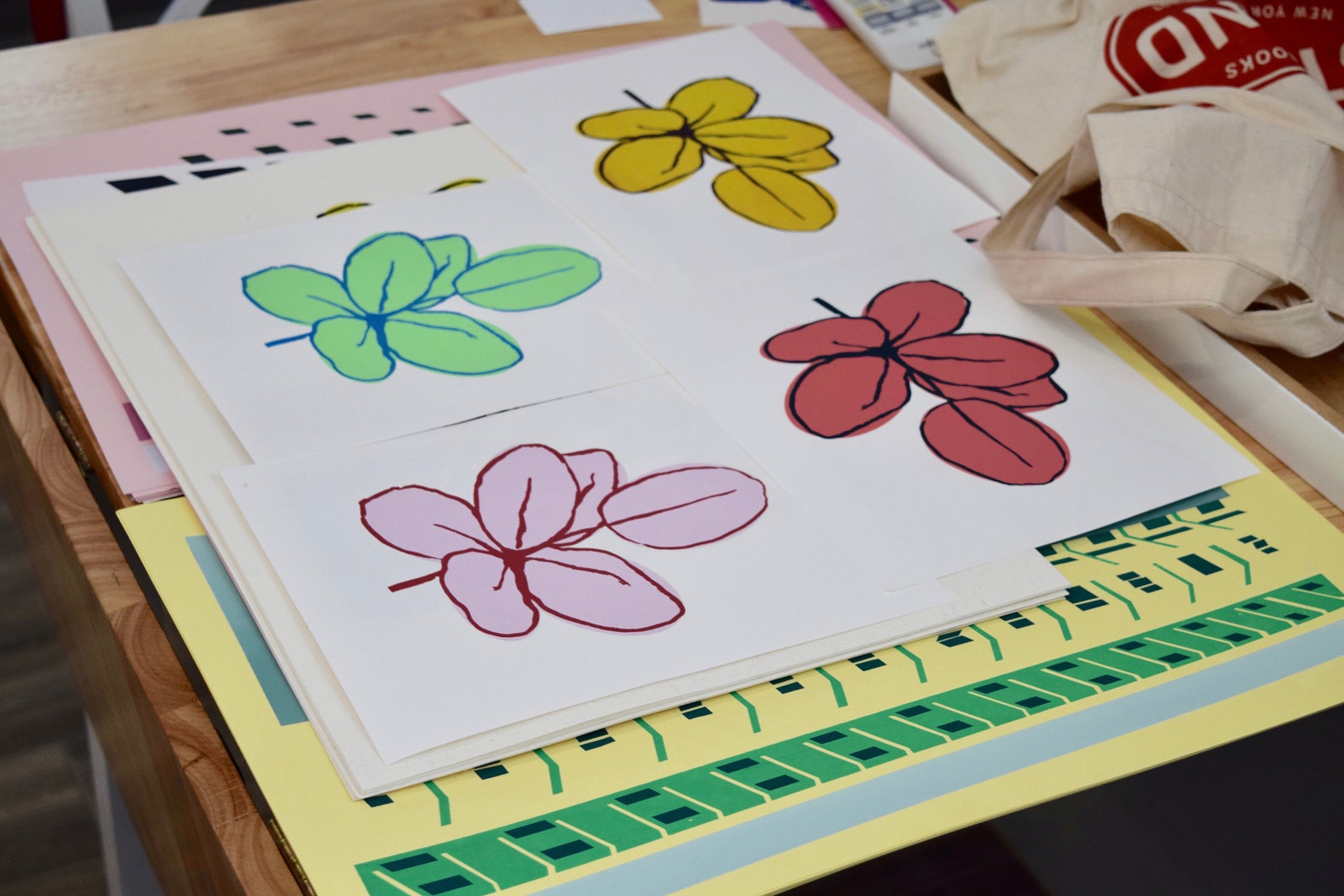 Rubber Plant Print salmon 8 X 10 Screenprint 2019 - Etsy