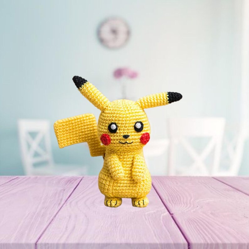 Pikachu Amigurumi Crochet Pattern – DIY Plush Toy, Detailed PDF ...