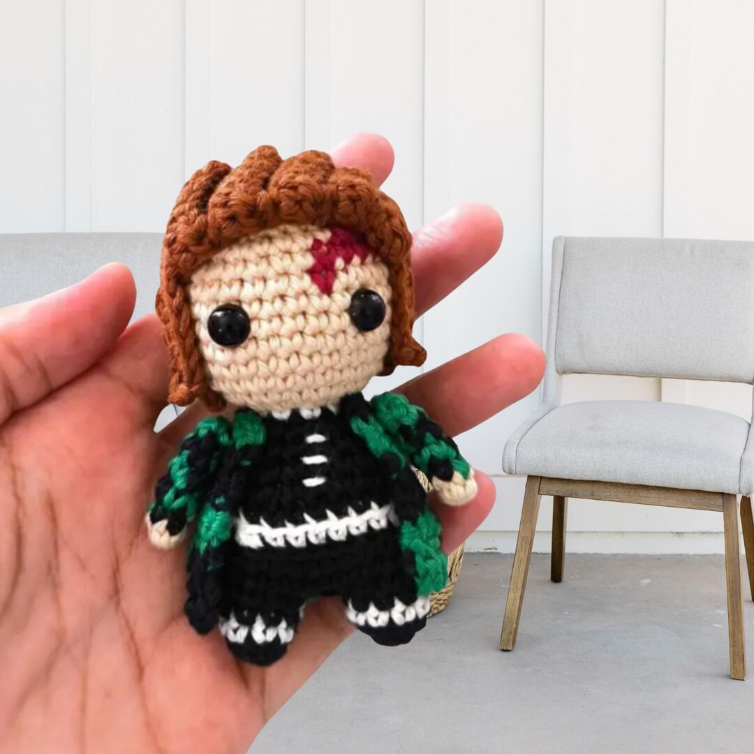 Tanjiro Amigurumi Crochet Pattern – Easy PDF Tutorial, Demon Slayer ...
