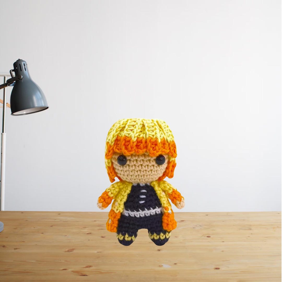 Zenitsu Amigurumi Crochet Pattern – Beginner-friendly PDF Guide, Demon ...