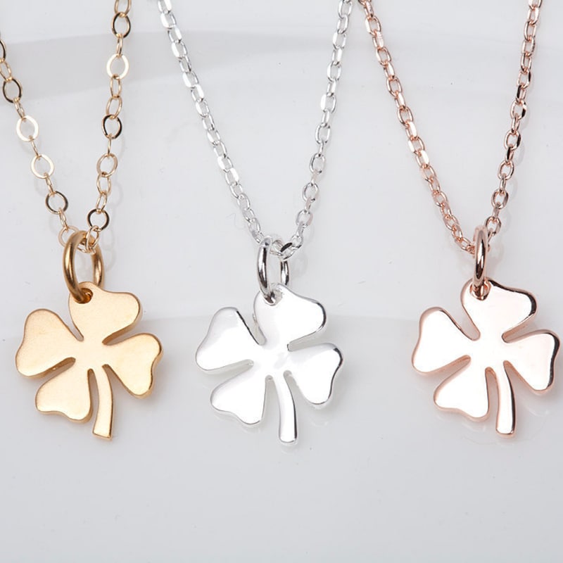 Clover Necklace - Etsy