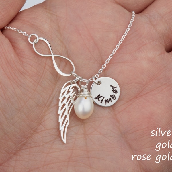 Infinity Angel Wing - Etsy