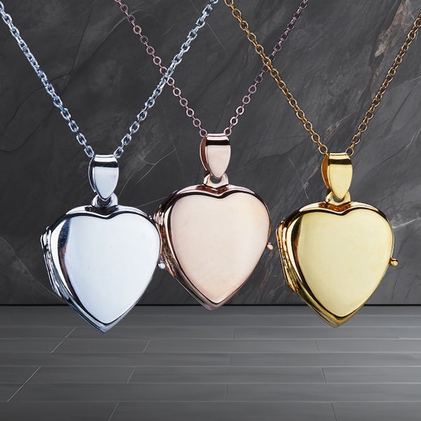 Heart Photo Locket - Etsy