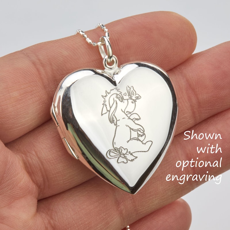 Large Silver Locket - Etsy