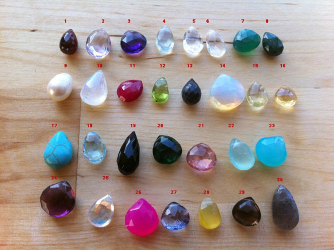 Set of 5personalized Ocean Charm Necklacecustom Initial | Etsy