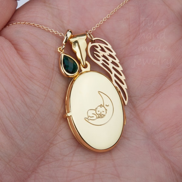 Angel Locket - Etsy