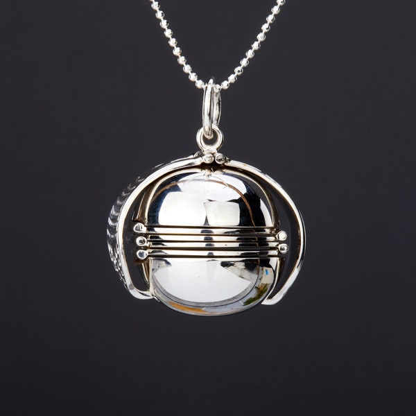 Ball Locket Necklace - Etsy