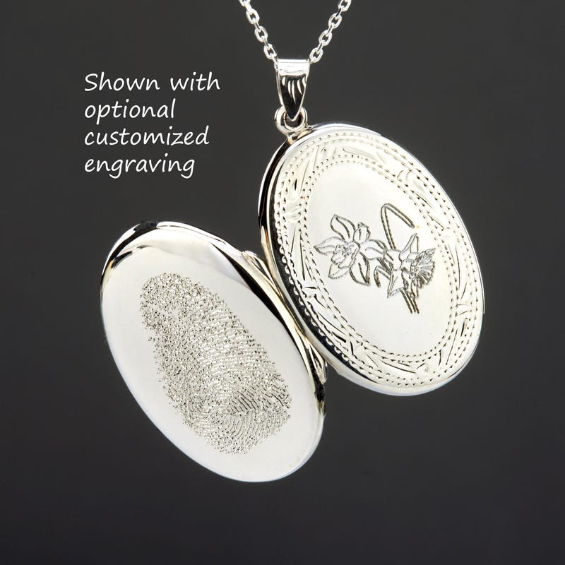 Large Oval Locket - Etsy