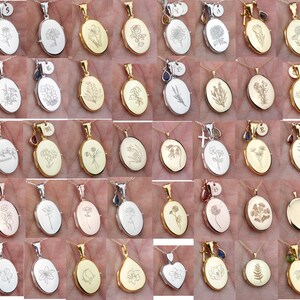 GOLD FILLED Heart Locket With Photo,custom Engraving,memorial Locket ...