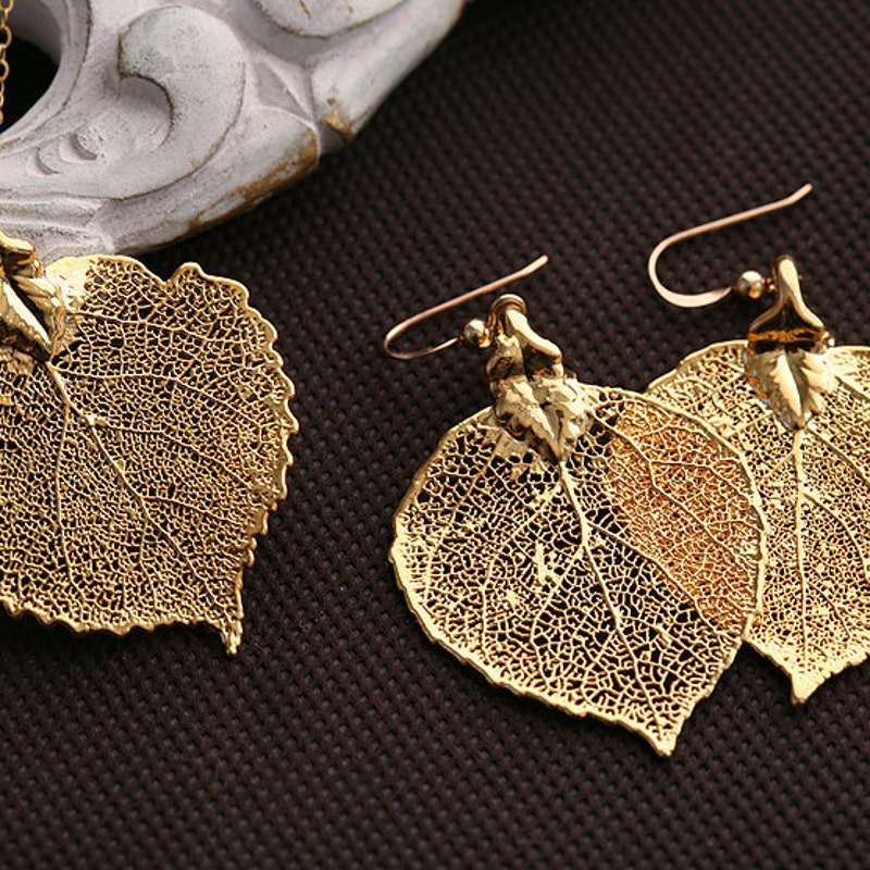 Leaf Jewelry - Etsy