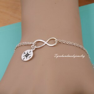 Infinity Compass Bracelet,compass Bracelet,best Friend Bracelet ...