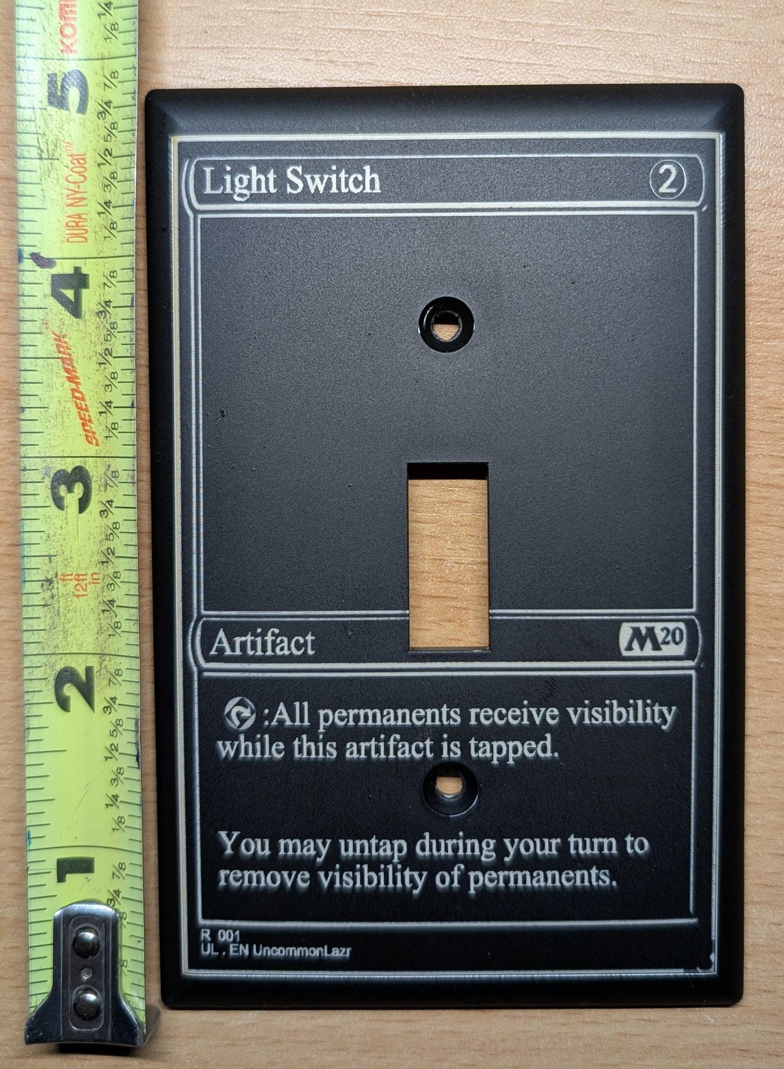 Magic the Gathering Inspired - Light Switch Plate/cover (wall Plates ...