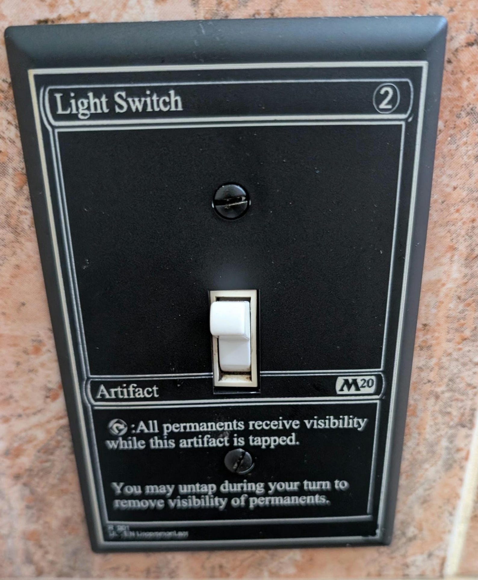 Magic the Gathering Inspired - Light Switch Plate/cover (wall Plates ...