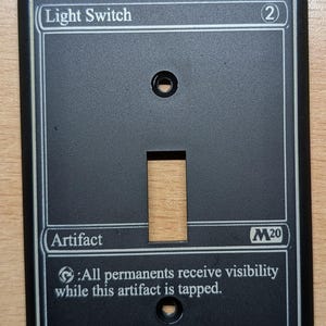 Magic the Gathering Inspired - Light Switch Plate/cover (wall Plates ...