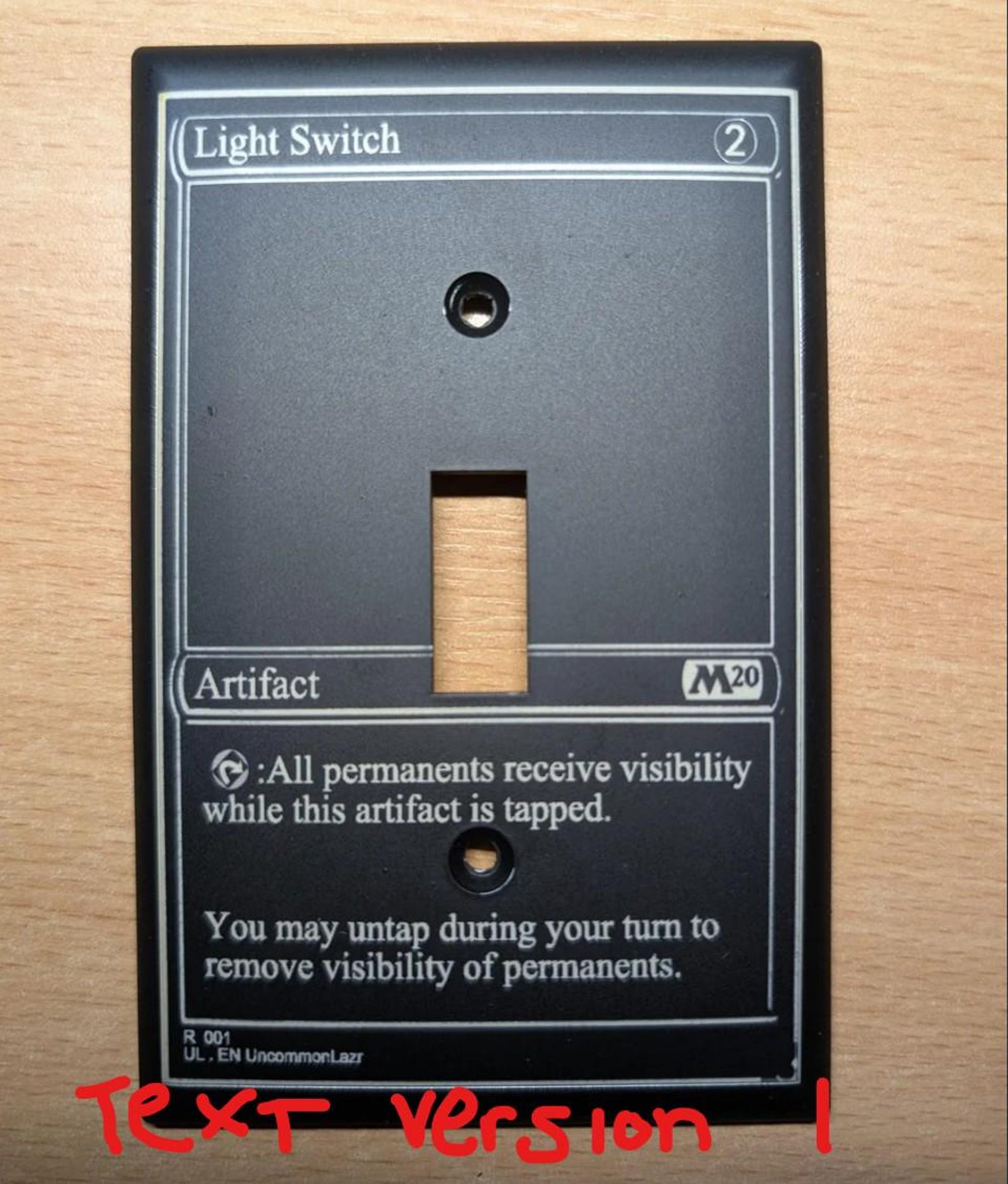 Magic the Gathering Inspired - Light Switch Plate/cover (wall Plates ...