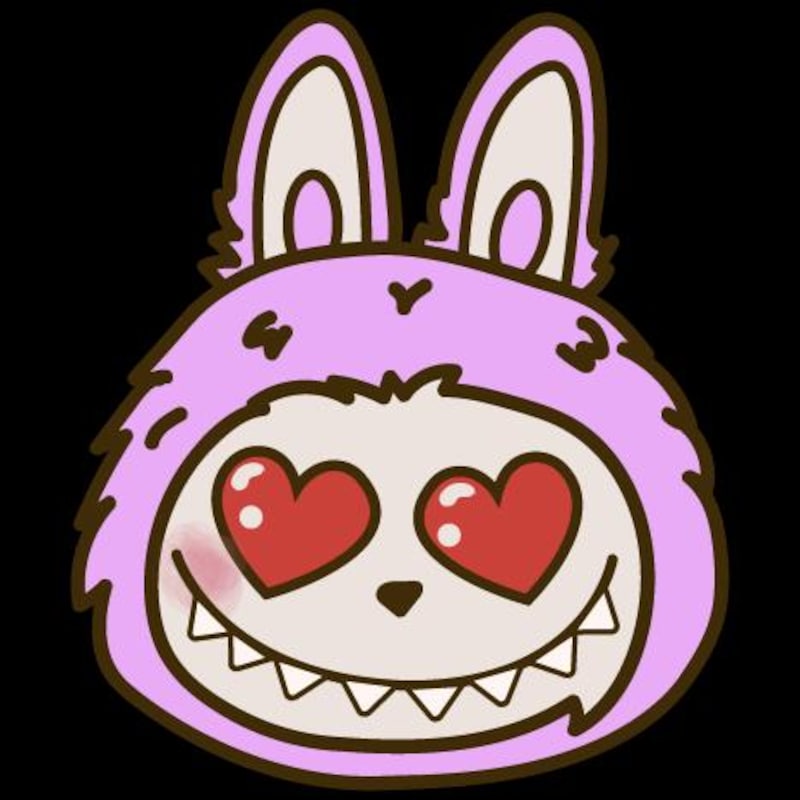 Labubu Heart Eyes - Etsy