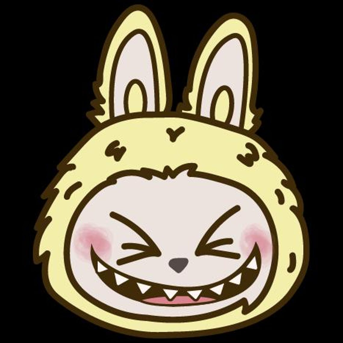 Labubu Yellow Laughing Twitch Emote - Etsy