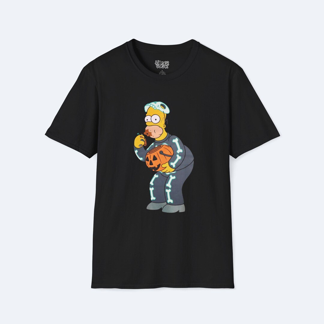 Die Simpsons Homer Candy Feast T-Shirt – Baumhaus des Grauens Halloween ...