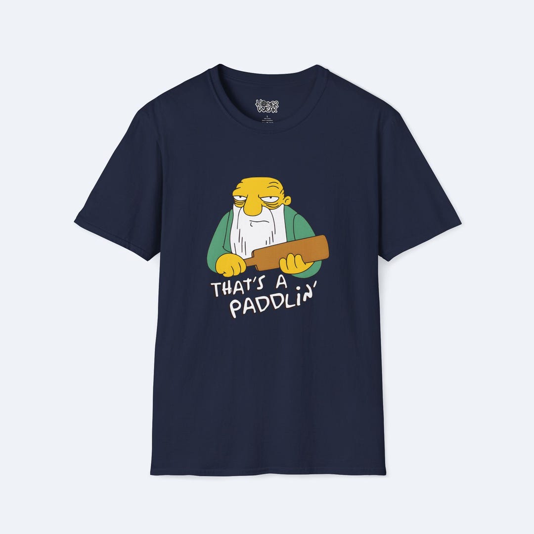 That's a Paddlin' Jasper Beardsley T-shirt – Unisex Simpsons Quote Tee ...