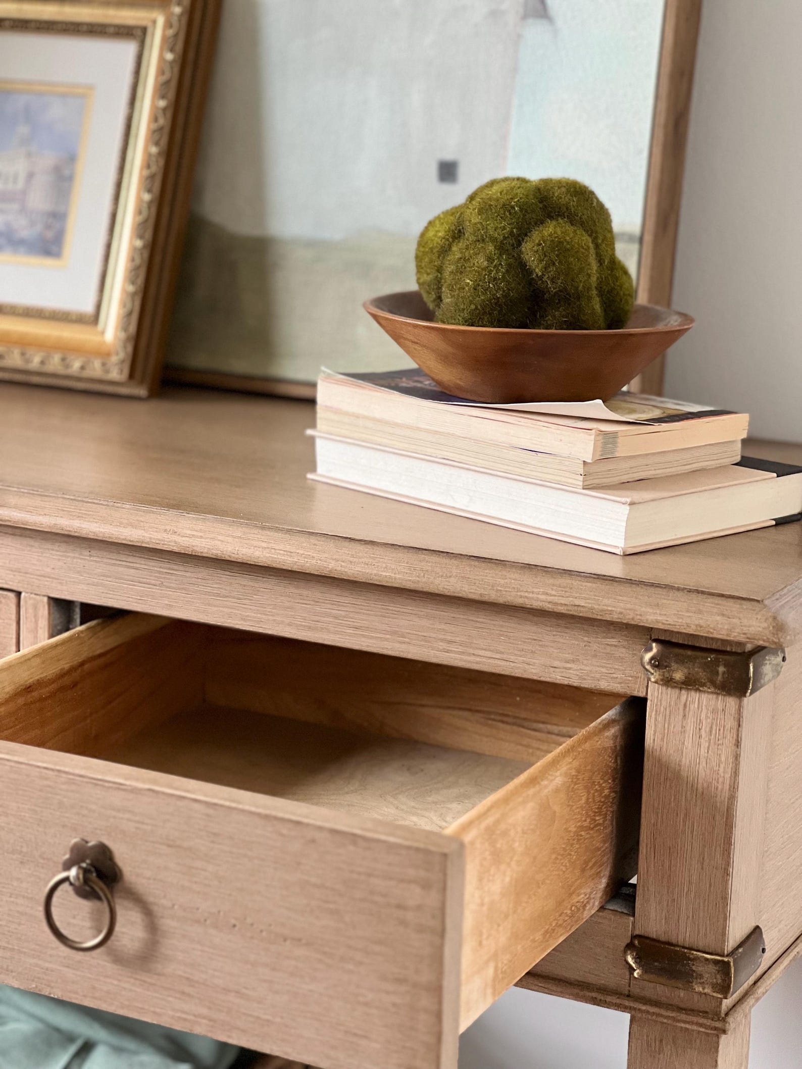 SOLD! SOLD! Cadenza Table Hand Painted Pottery Barn Wood Faux - Etsy