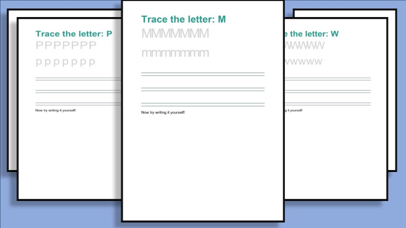 Alphabet Tracing Worksheets | Upper & Lowercase Letter Practice ...