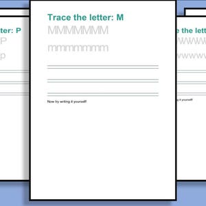 Alphabet Tracing Worksheets | Upper & Lowercase Letter Practice ...
