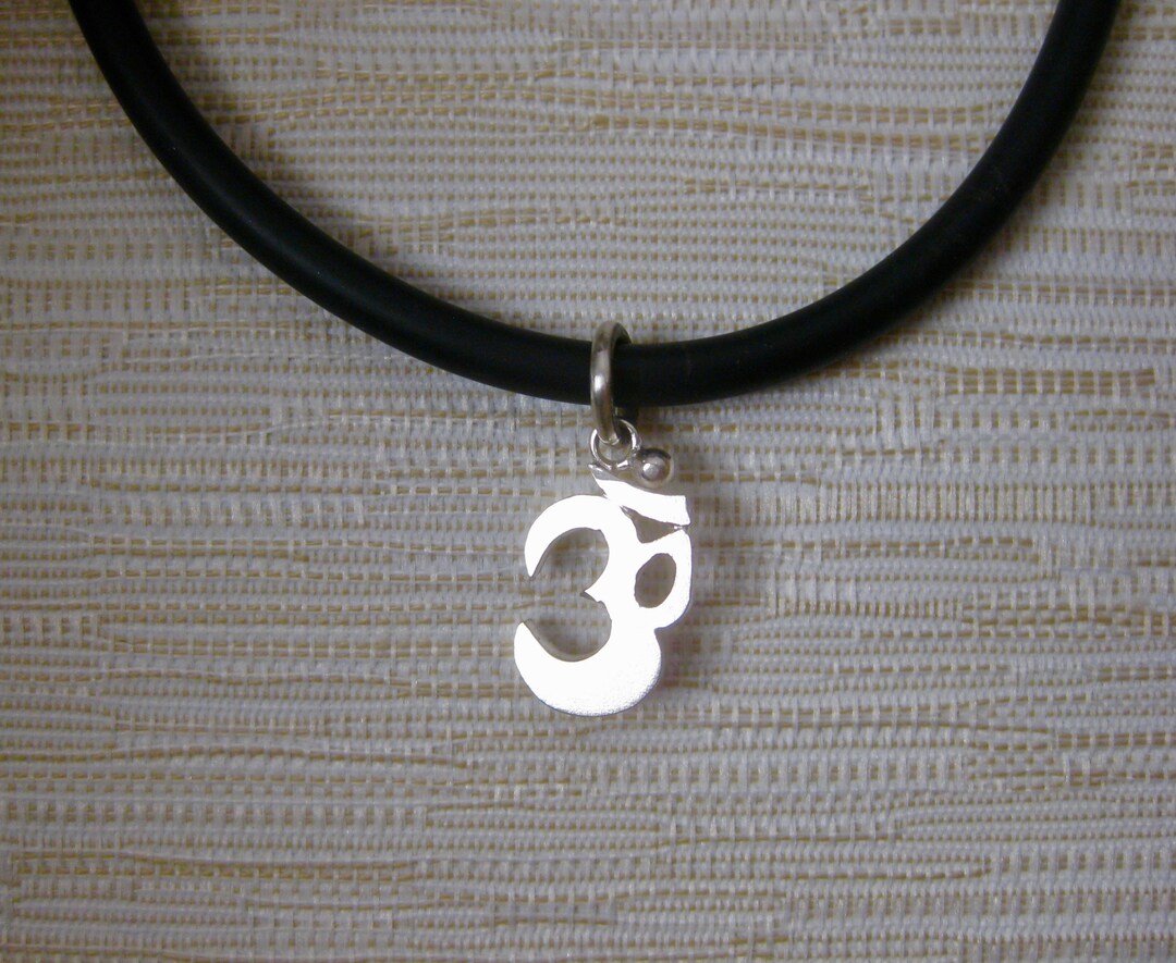 Sterling Silver OM Symbol Divine Hand Cut Original OOAK Each on is ...