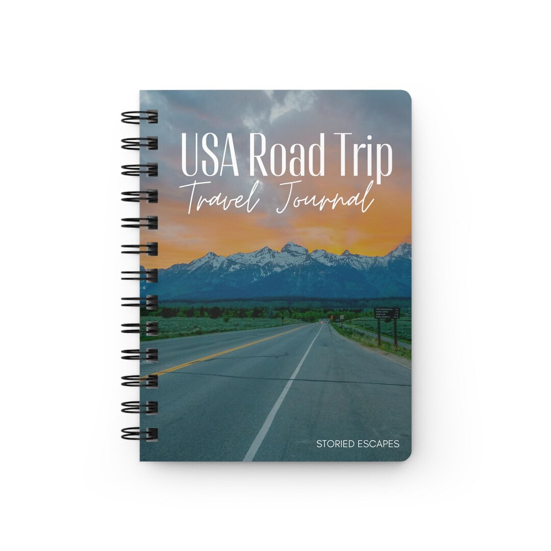 Grand Teton Travel Journal: USA Road Trip Spiral Notebook - Etsy