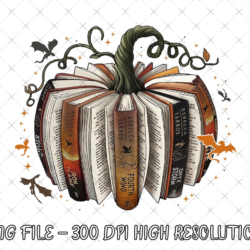 Fall Book Stack - Etsy
