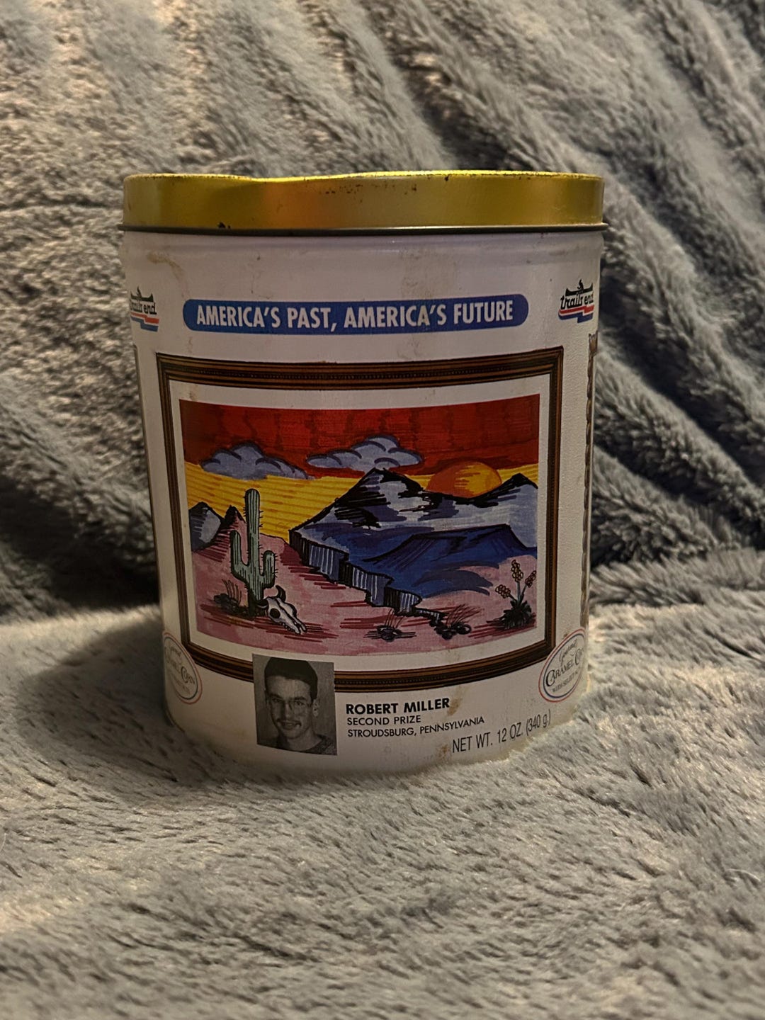 Vintage Trails End Gourmet Popcorn Tin 1993-1994 Art Contest Series ...