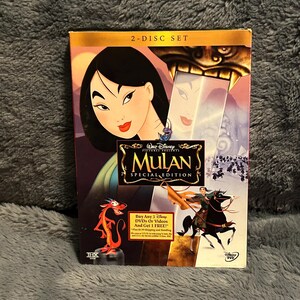Walt Disney Pictures Presents Mulan: 2004 Special Edition 2-disc DVD ...