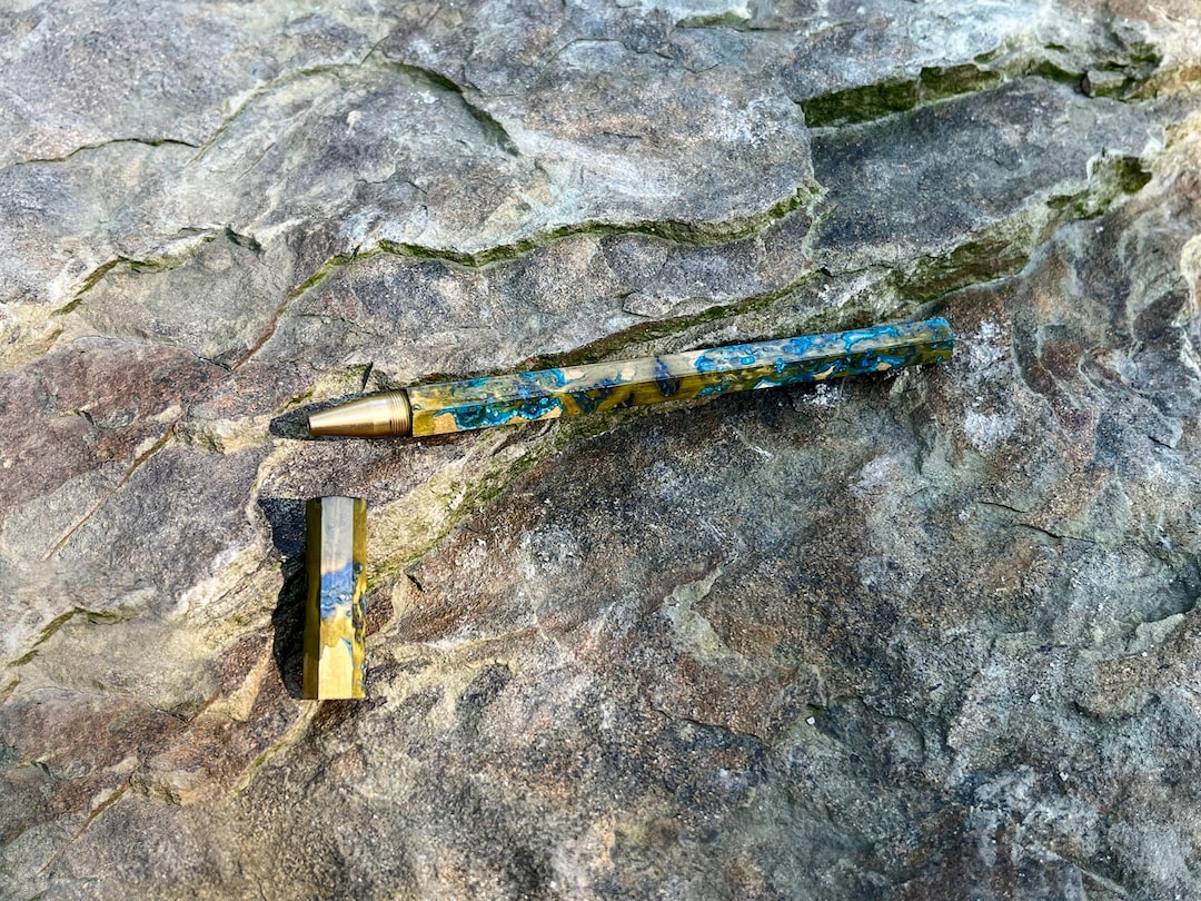 Shipwrecked Forced Patina EKLOEN Six-edged Solid Brass Copper Signature ...