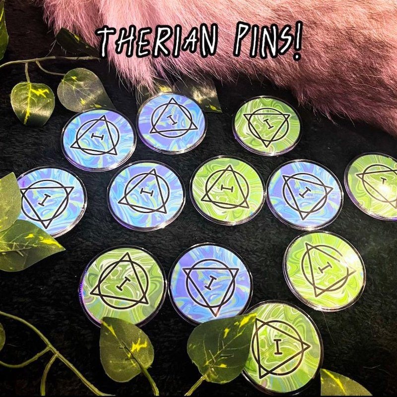 Button Pins Therian - Etsy