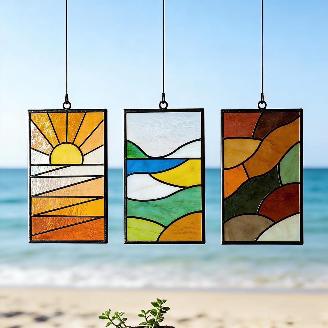 Abstract Geometry Stained Glass Pattern | Beginner Friendly Simple ...