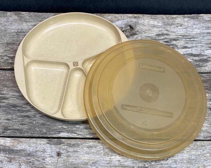 Littonware Divided Plate AND Lid, 44096 Litton Ware Microwave Cookware ...